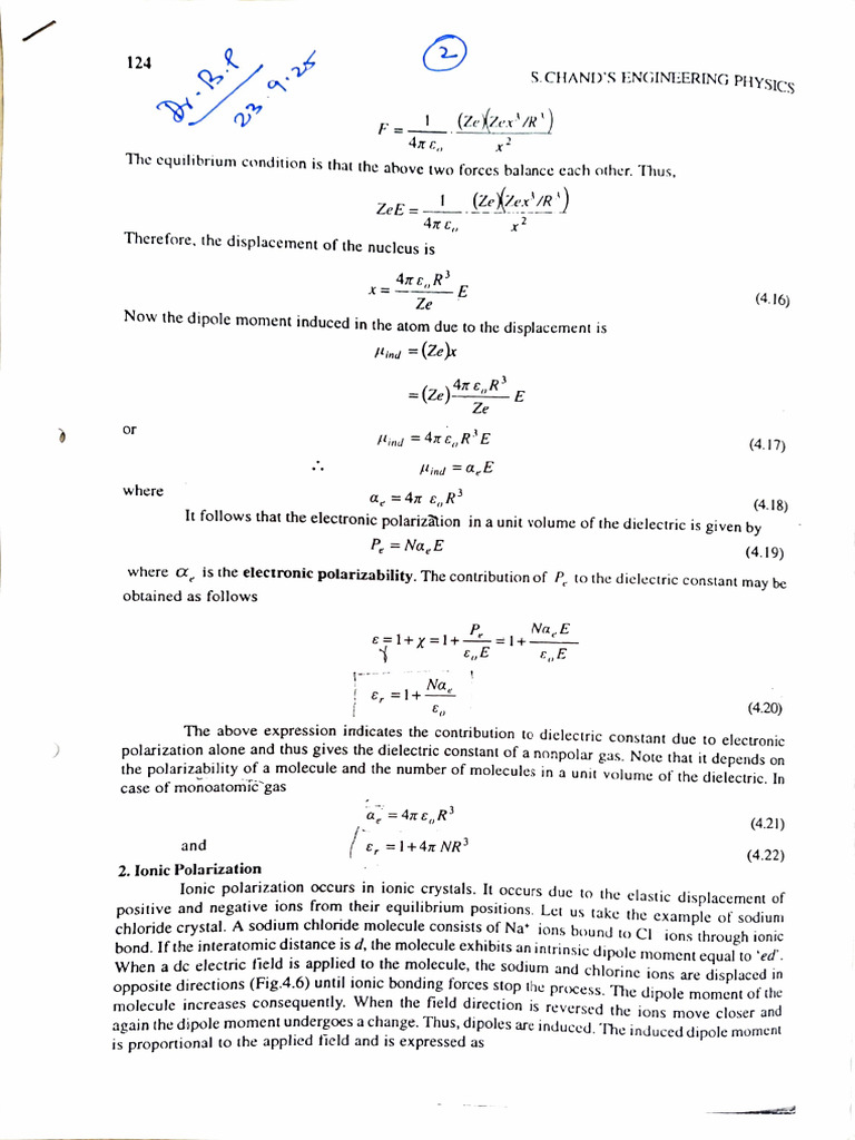 Understanding Dielectric Polarization Types | PDF | Dielectric | Ionic ...