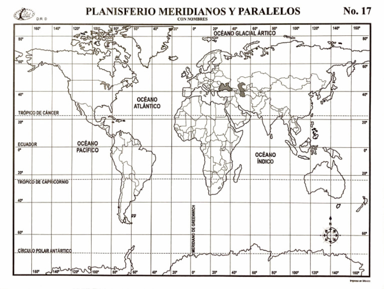Planisferio Meridianos Y Paralelos Pdf