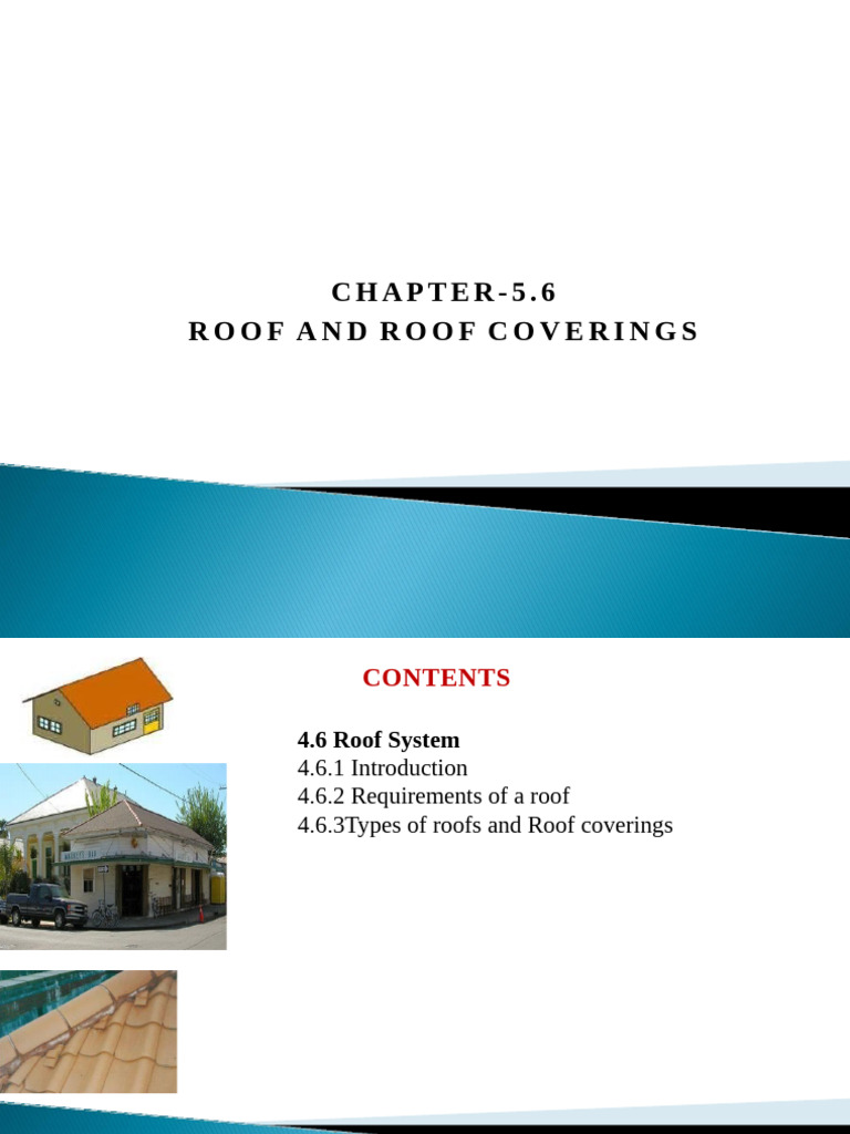 Roof Types and Covering Requirements | PDF | Roof | Truss