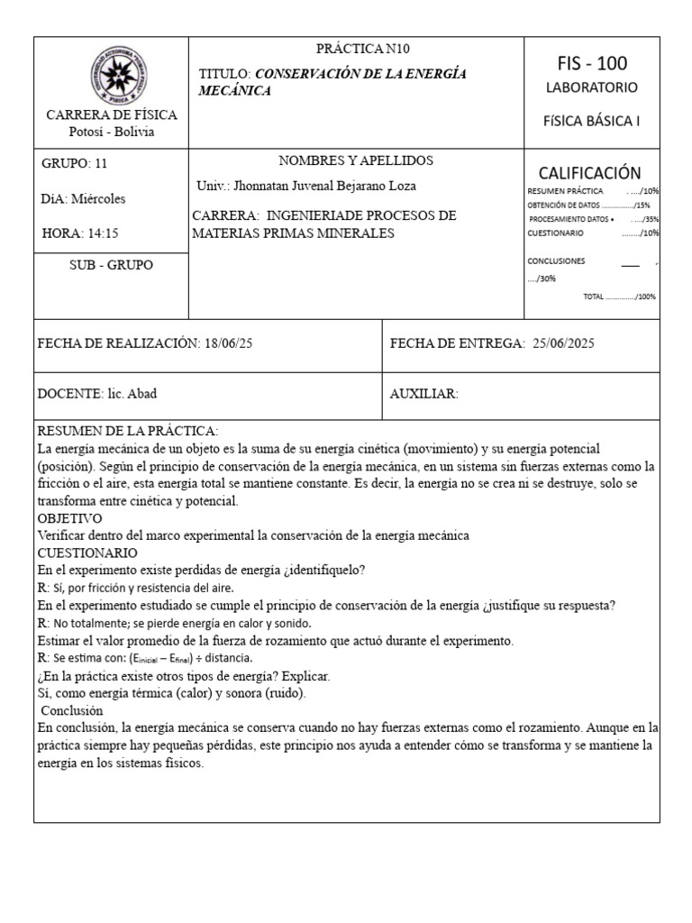 fisica 10 | PDF | Fenomeno fisico | Cantidad