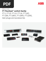 ABB FT-1 Flexitest Switch Overview | PDF | Electrical Connector | Switch