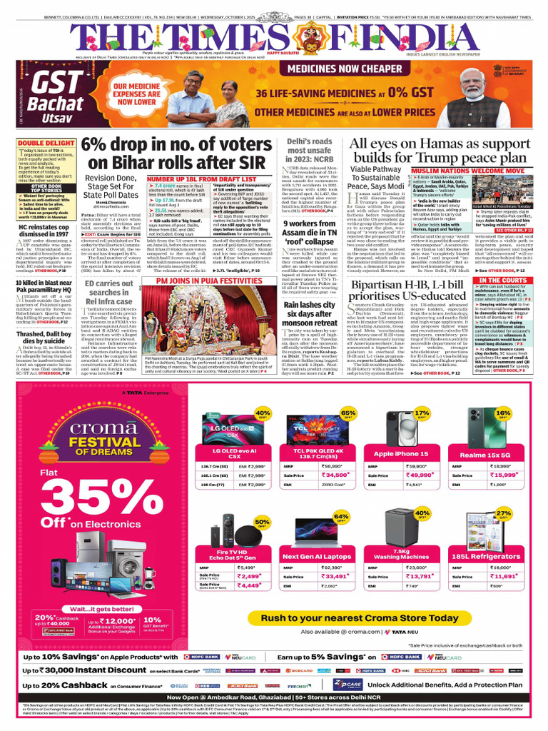 01.10.25 Times of India | PDF