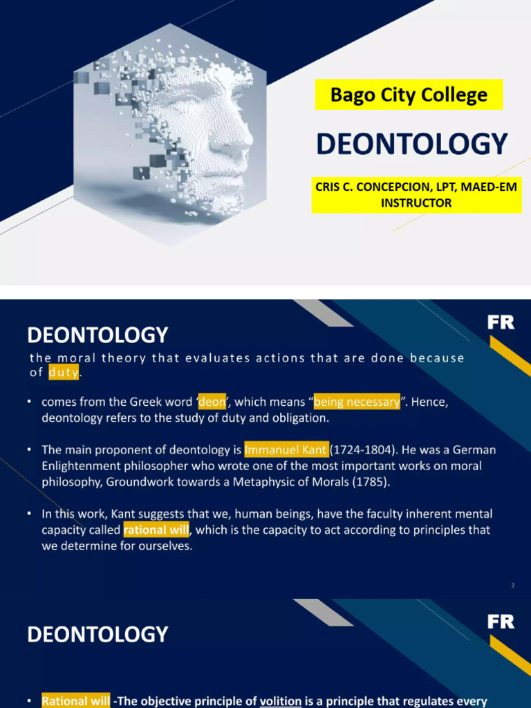 Deontology | PDF
