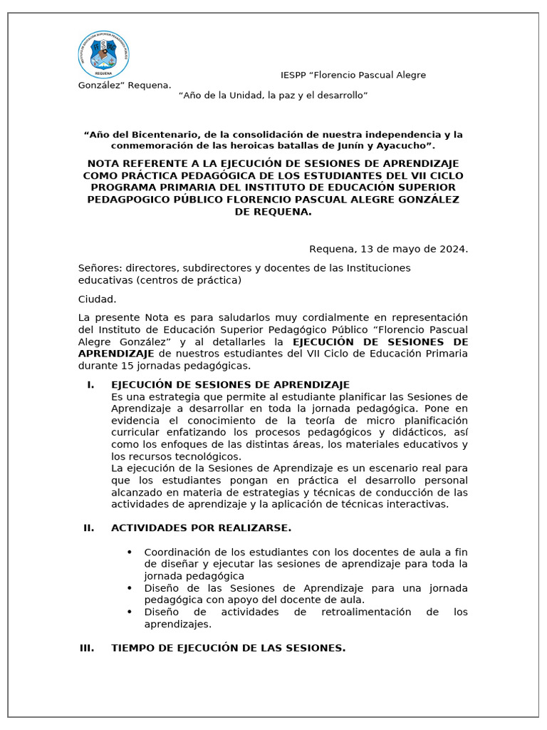 Nota de Práctica VII Priamria | PDF | Aprendizaje | Enseñando