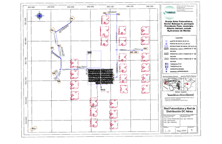 Plano RED FV RED DIST - Tabloide - Escala 1 - 13 | PDF | Geofísica ...