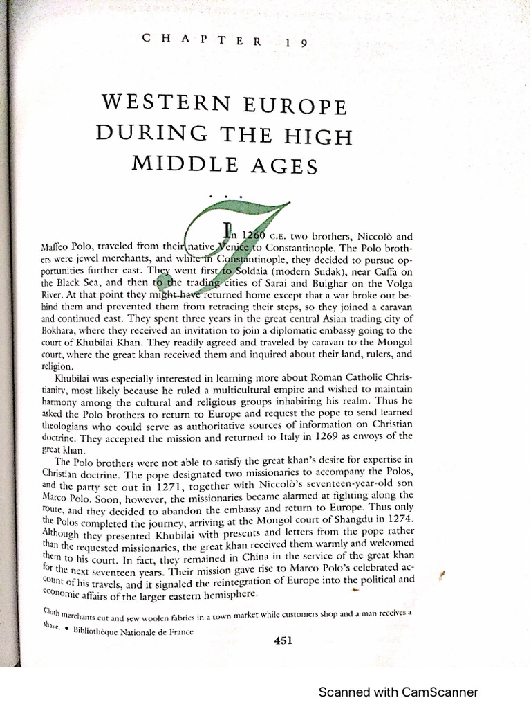 Western Europe During The High Middle Ag | PDF