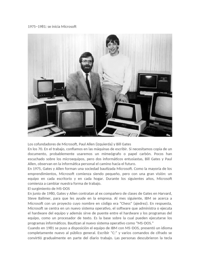 Historia de Windows | PDF | Microsoft Windows | Microsoft