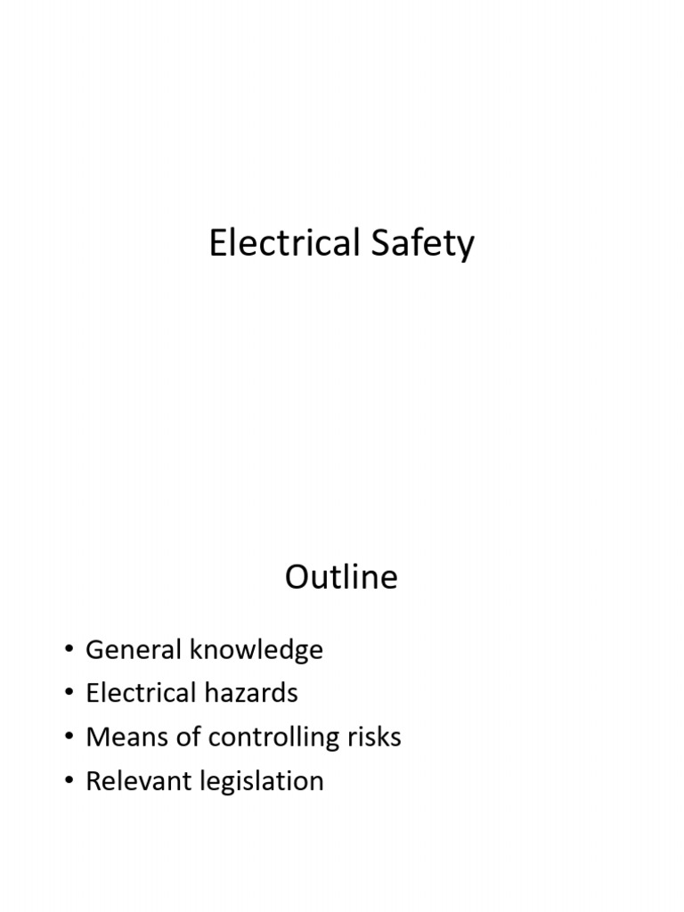 Electrical and Pressure Safety | PDF | Direct Current | Electrical Wiring