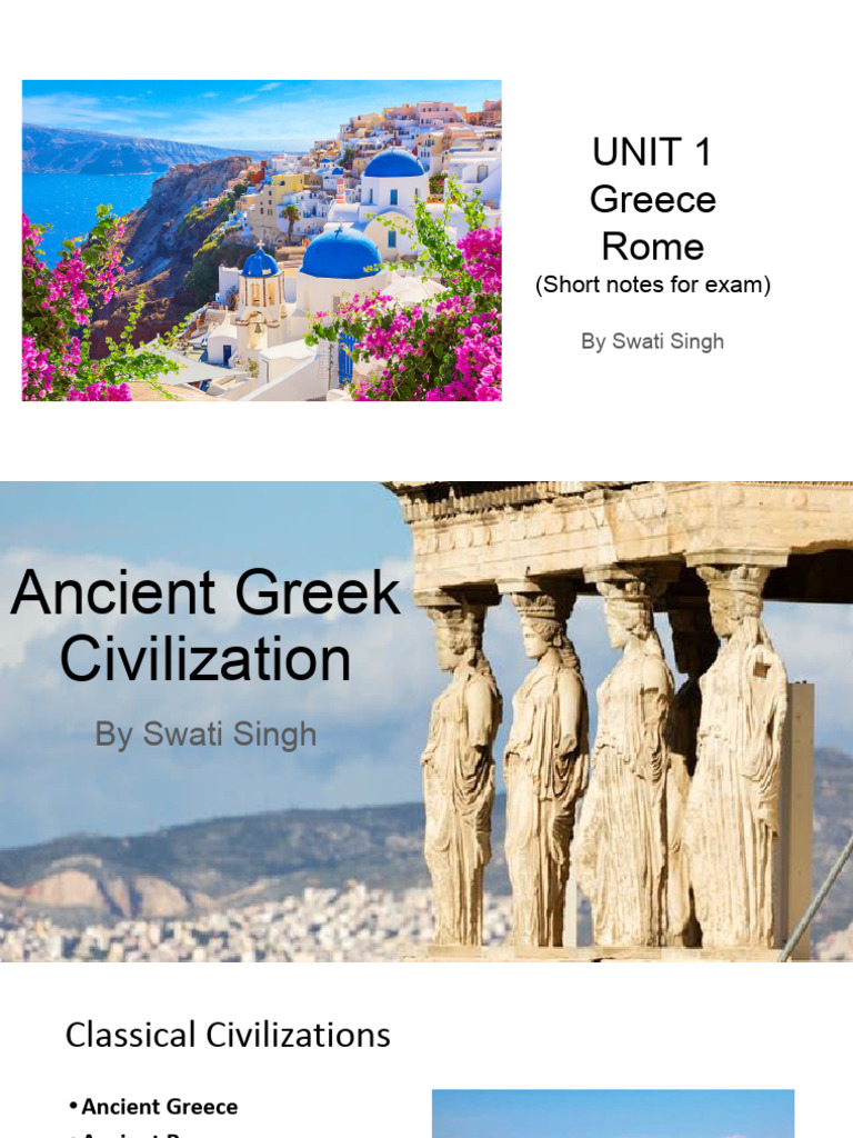 Ancient Greece and Rome Overview | PDF | Ancient Greece | Ancient Rome