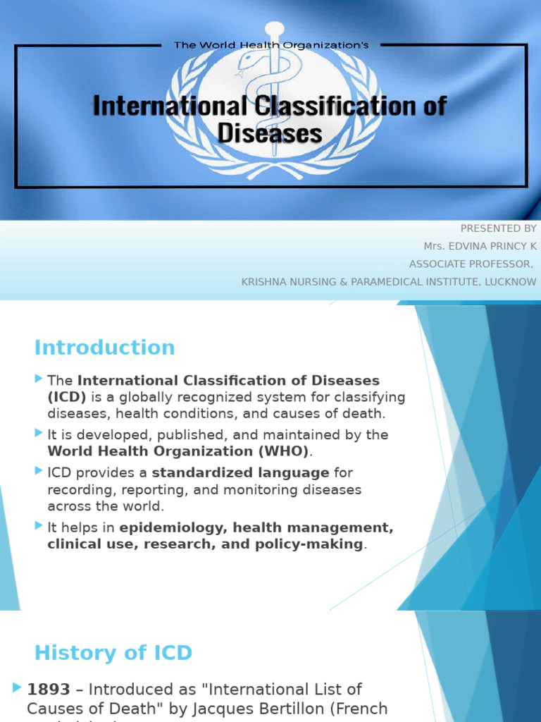 Understanding the International Classification of Diseases | PDF ...
