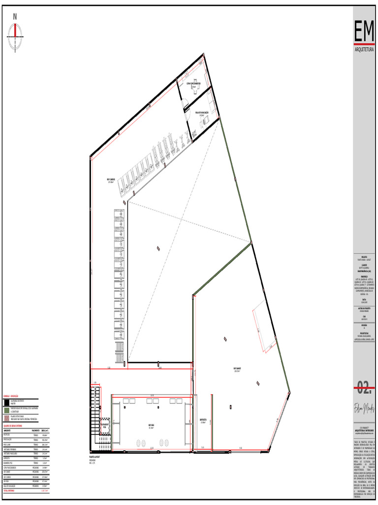 02 - rv1 - Planta Layout - Skyfit Academias - Independência (Go) | PDF