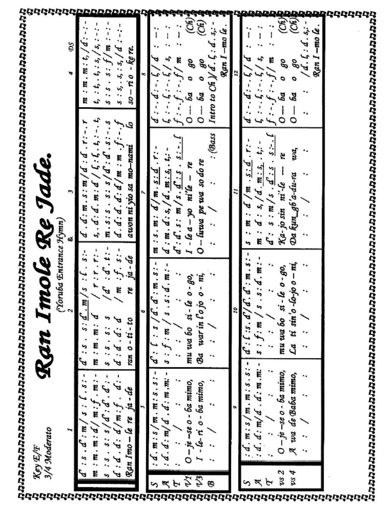 Ran Imole Re Jade | PDF