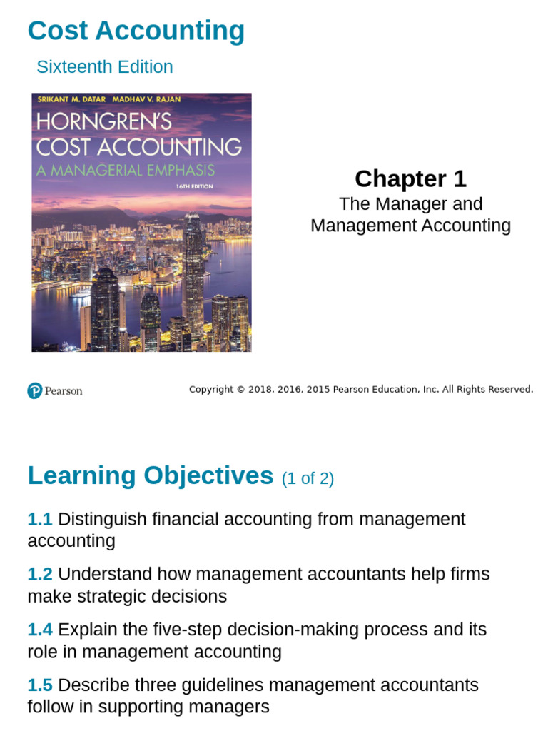 Horngren Ca16 PPT 01 | PDF | Management Accounting | Accounting