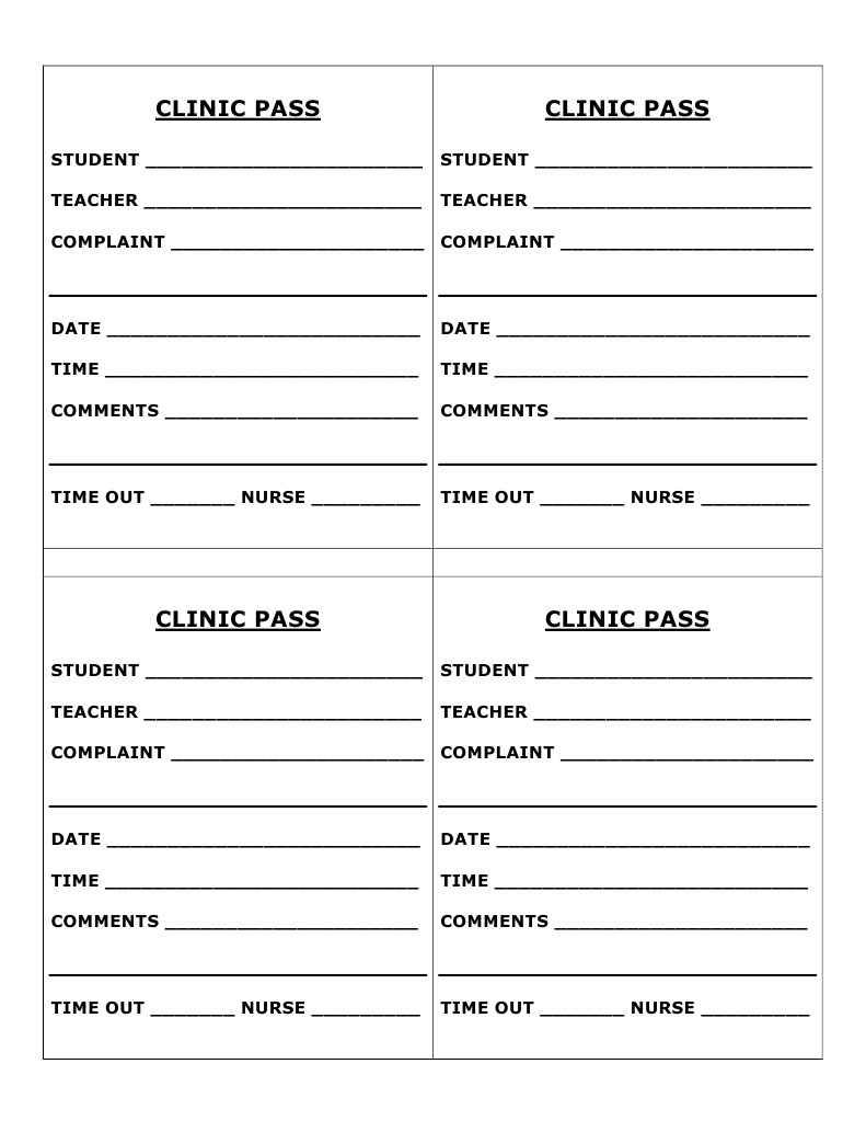 Clinic Pass | PDF