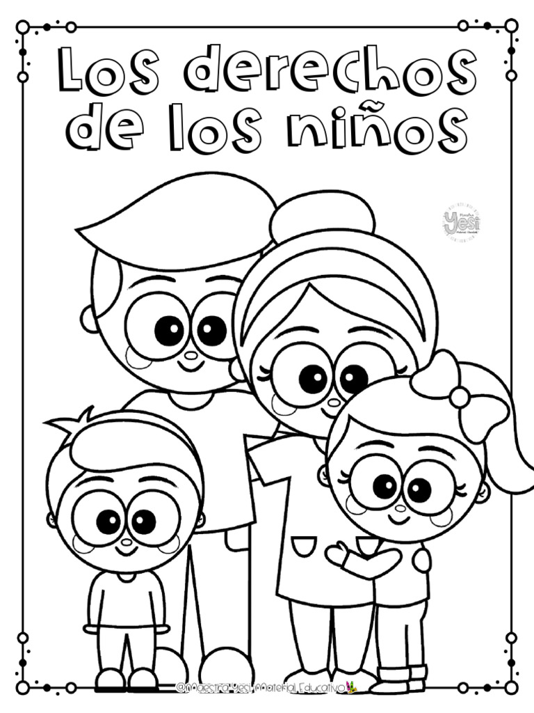 Derechos de los Niños para Colorear | PDF