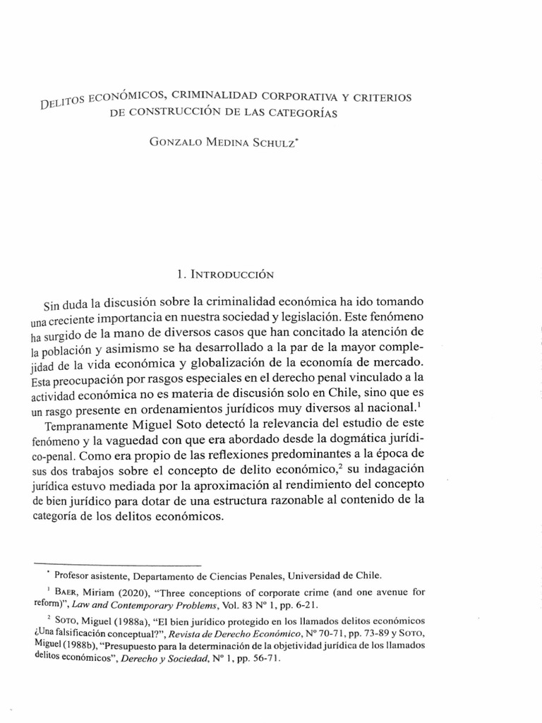 Medina Gonzalo. Delitos Econ Micos Criminalidad Corporativa y Criterios ...