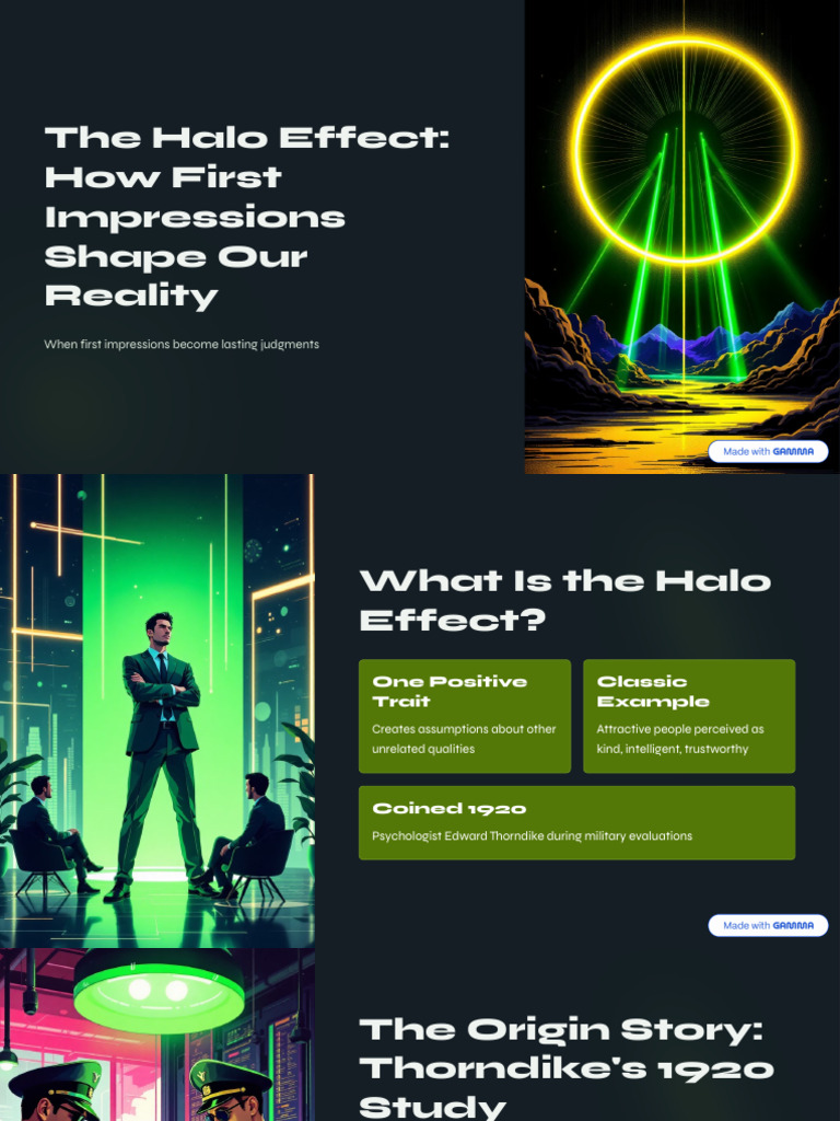 Understanding the Halo Effect in Judgment | PDF | Bias | Psychological ...