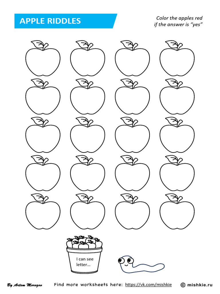 Apple Riddle - Template - by Artem Morozov | PDF