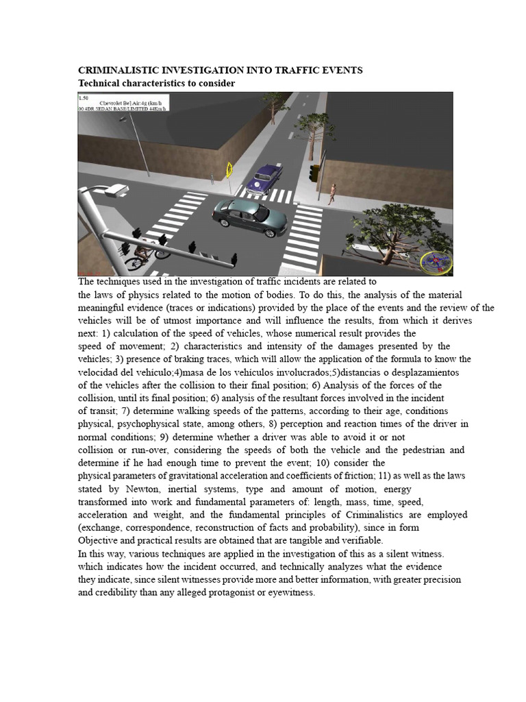 Traffic Incident Investigation Techniques | PDF | Traffic | Traffic ...