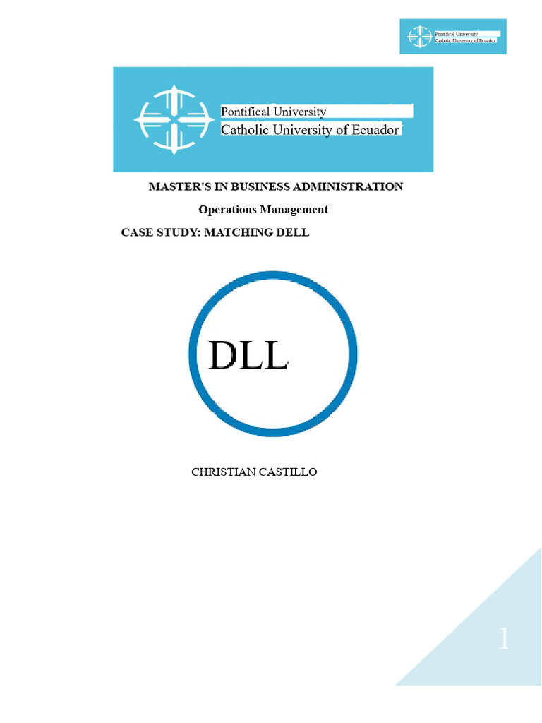 Dell's Competitive Strategy Analysis | PDF | Dell | Supply Chain
