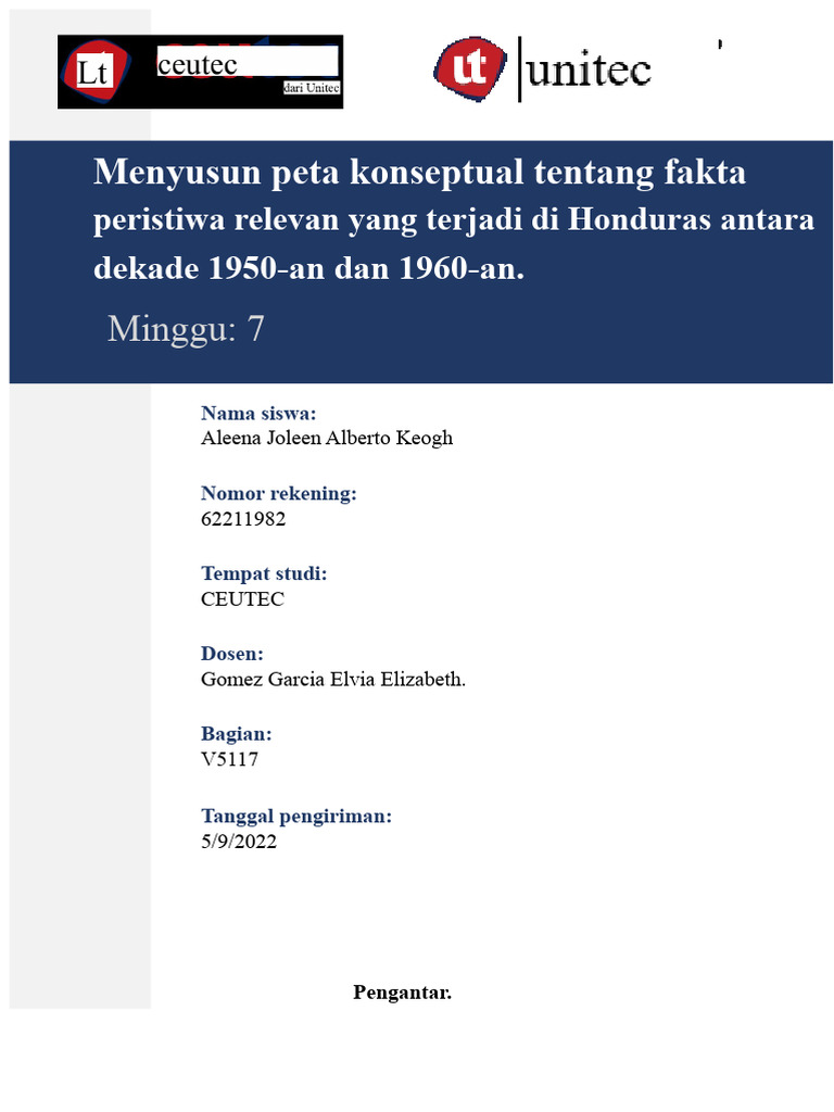 Menyusun Peta Konsep Tentang Fakta-Fakta Relevan Yang Terjadi Di ...