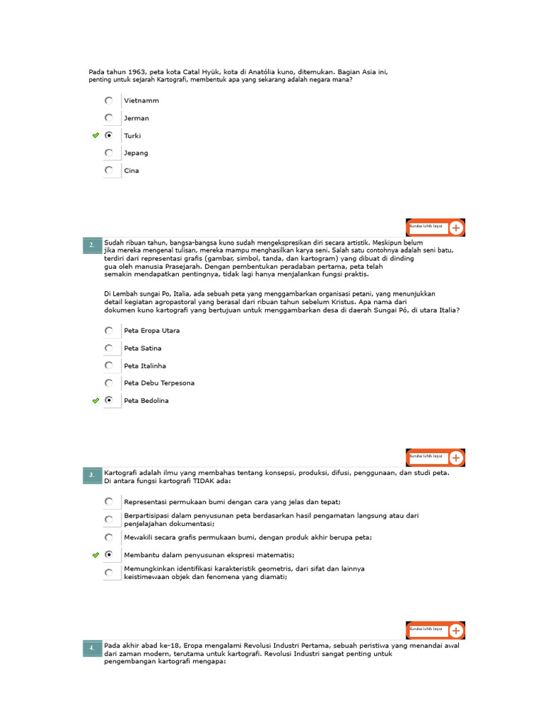 Sejarah dan Fungsi Kartografi Kuno | PDF