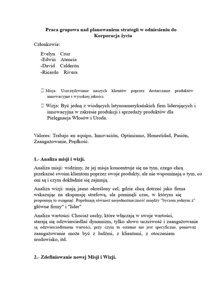 Korporacja Life | PDF