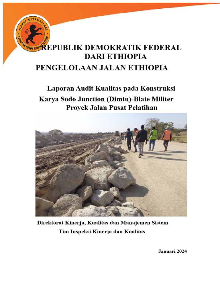 Laporan Draf Pusat Pelatihan Militer Dimtu Blate Persimpangan Sodo | PDF
