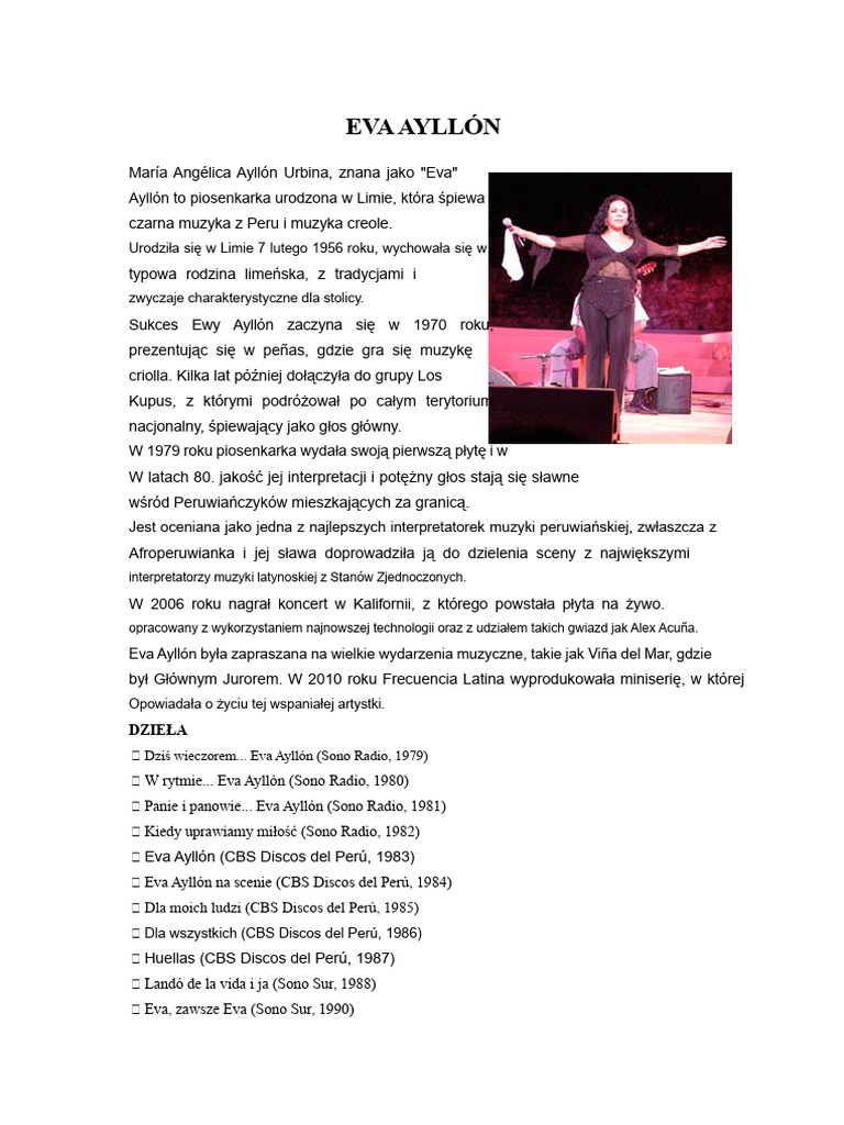 Eva Ayllón | PDF