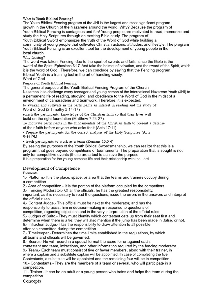 What Is Biblical Fencing? | PDF | Bible | First Epistle To The Corinthians