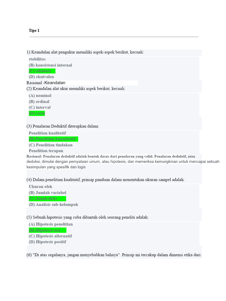 Kertas 2 - Tinjauan Pertanyaan NCK(1)Bb | PDF