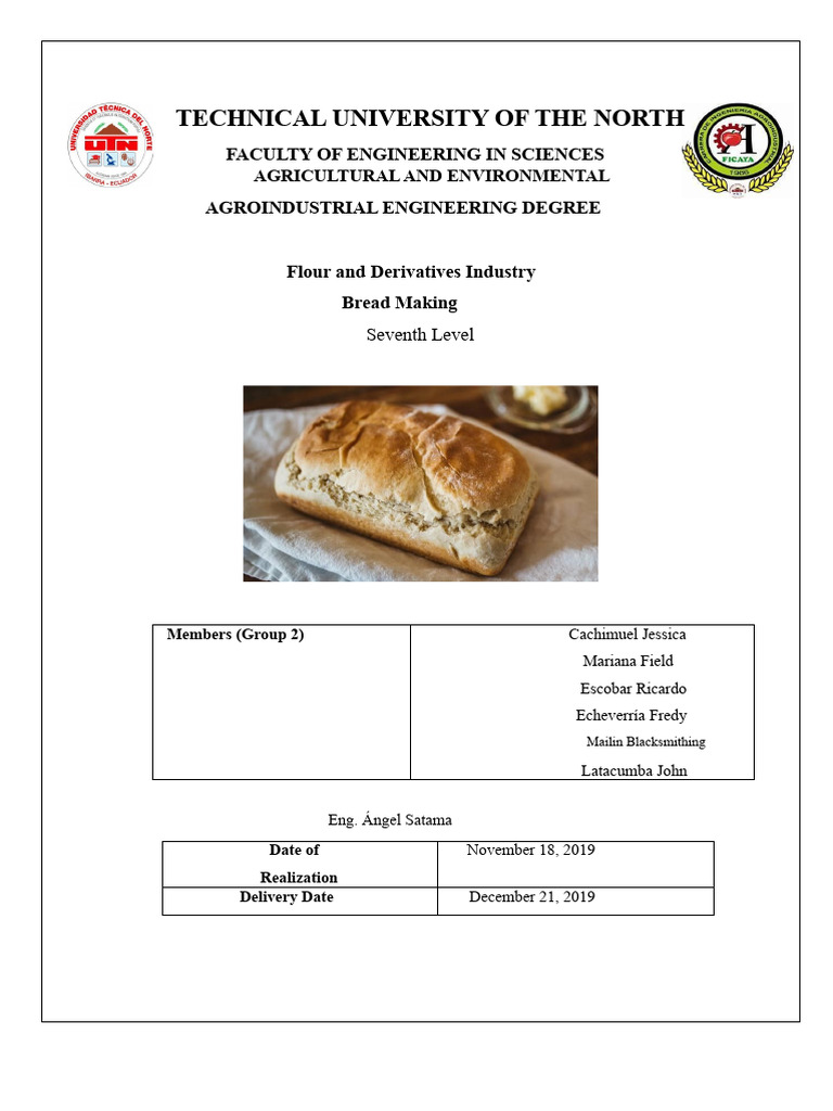 G2_Report_Preparation_of_Bread | PDF | Breads | Gluten