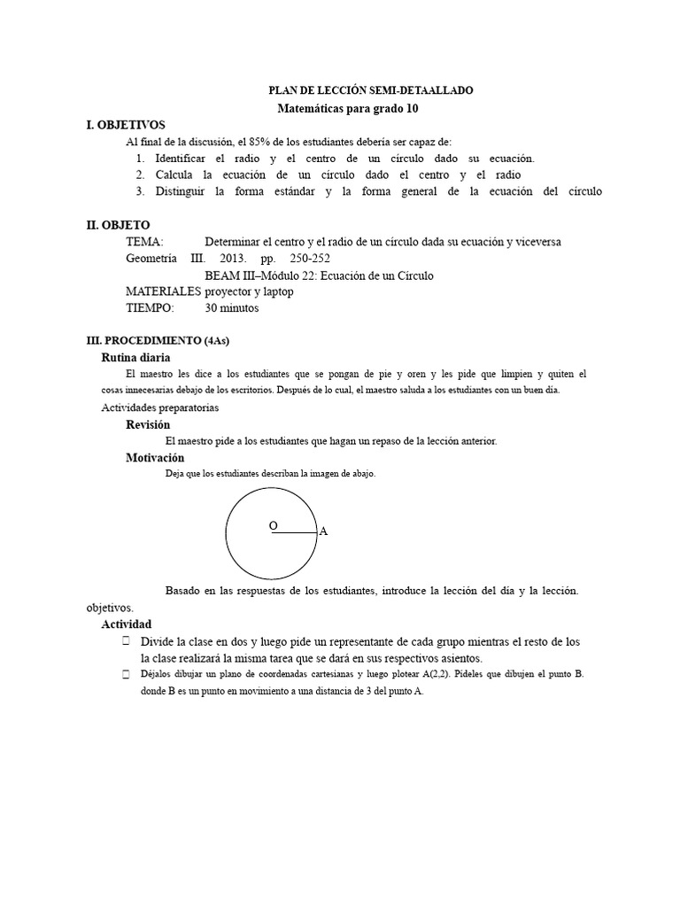 LP Semi Detallado | PDF | Ecuaciones | Geometría euclidiana