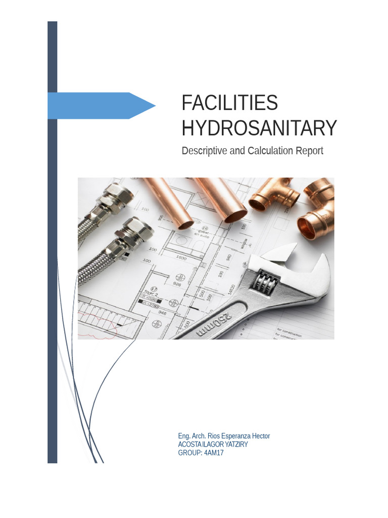 Descriptive Memory of The Hydrosanitary Installation (Auto-Saved) | PDF ...