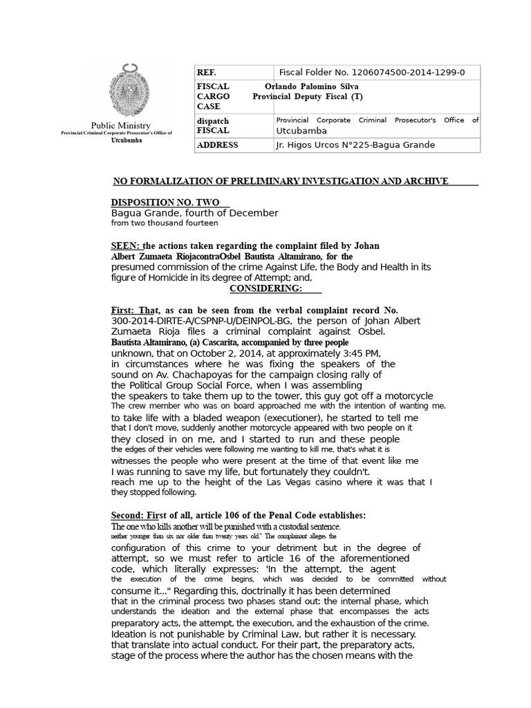 File 1299-2014 Attempted Homicide | PDF | Crimes | Crime & Violence