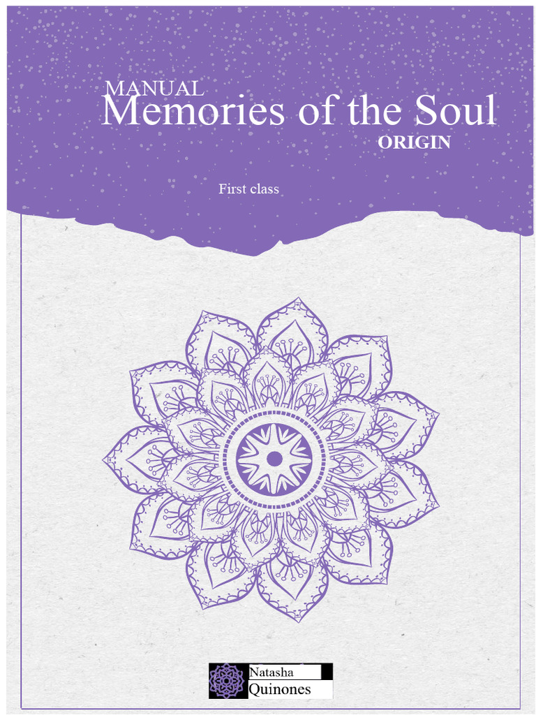 Manual Memories of The Soul - Origin - 1st Class | PDF | Mind | Soul
