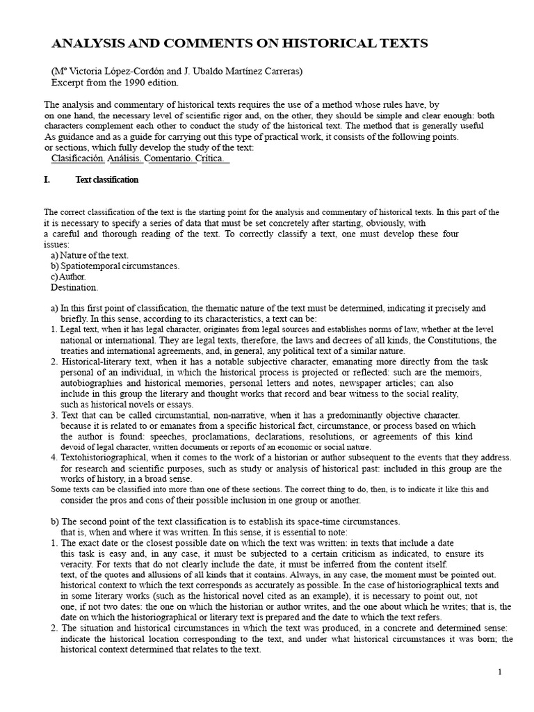 Analysis and Commentary of Text. | PDF | Knowledge | Concept