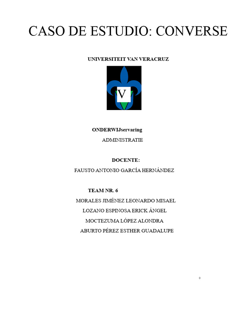 Case Study Converse | PDF