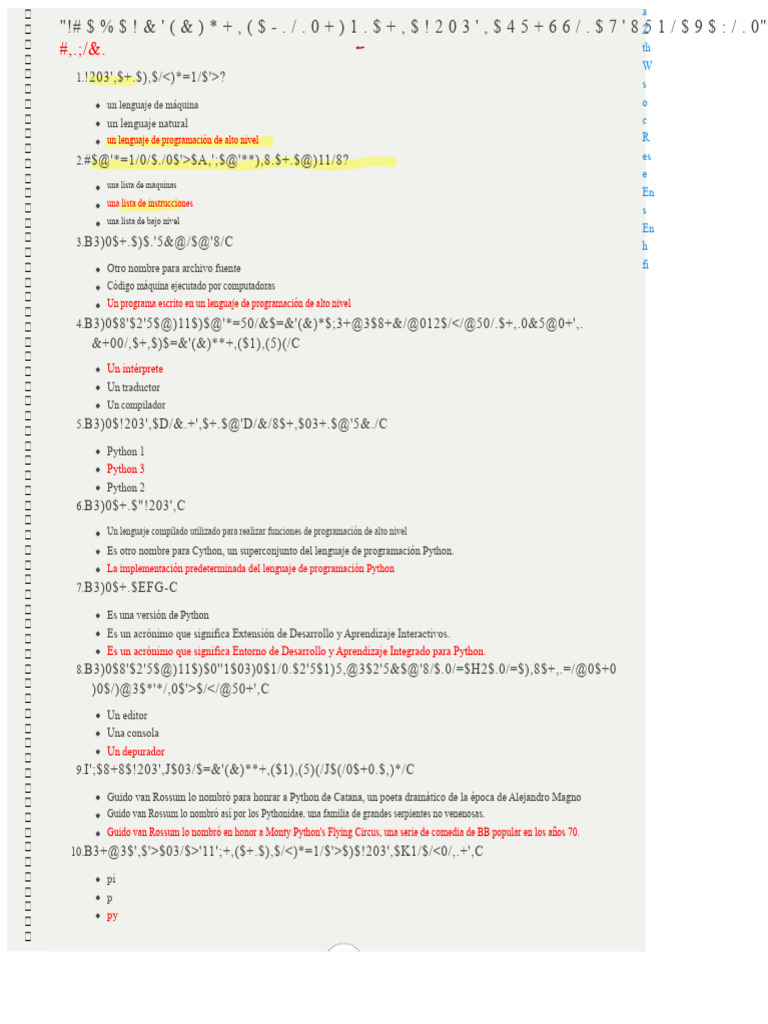 Esenciales de Python 1 BASICS _ PE1 - Examen de Módulo 1 Respuestas ...