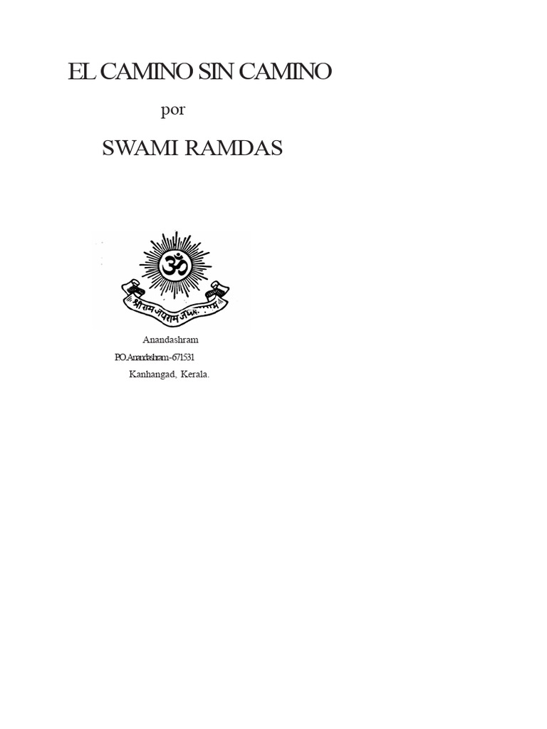 Swami Ramdas - El Camino Sin Sendero PDF | PDF | Amor | Dios