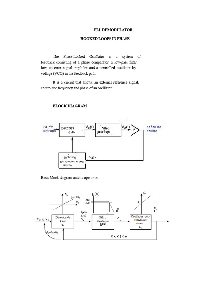 PLL Demodulator | PDF | Frequency Modulation | Electronic Oscillator