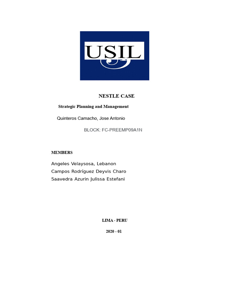 NESTLE CASE (Strategies) | PDF | Nestlé | Mergers And Acquisitions