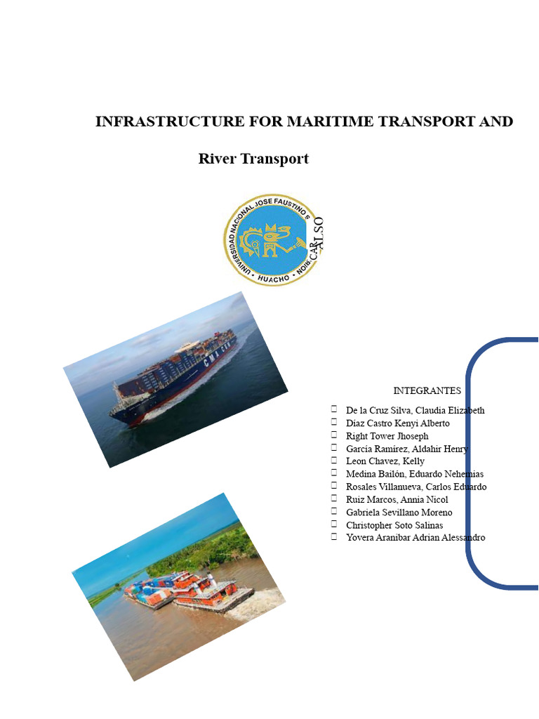 Maritime Transport and Port Infrastructure | PDF | Port | Transport