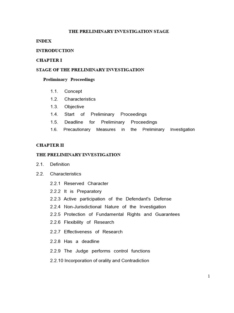 Understanding Preliminary Investigation Stages | PDF | Prosecutor | Crimes