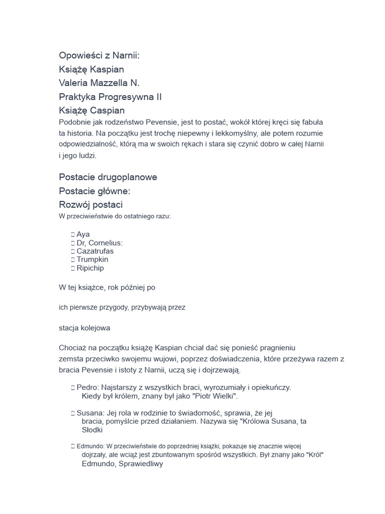 Kroniki Narnii | PDF