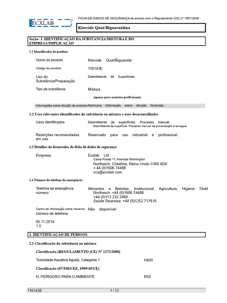Klercide Quat Biguaníde | PDF