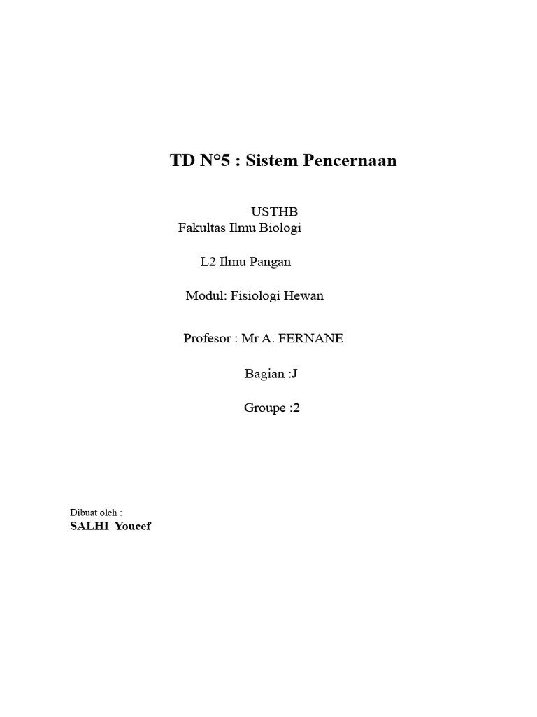 TD N5. Contoh Koreksi. | PDF