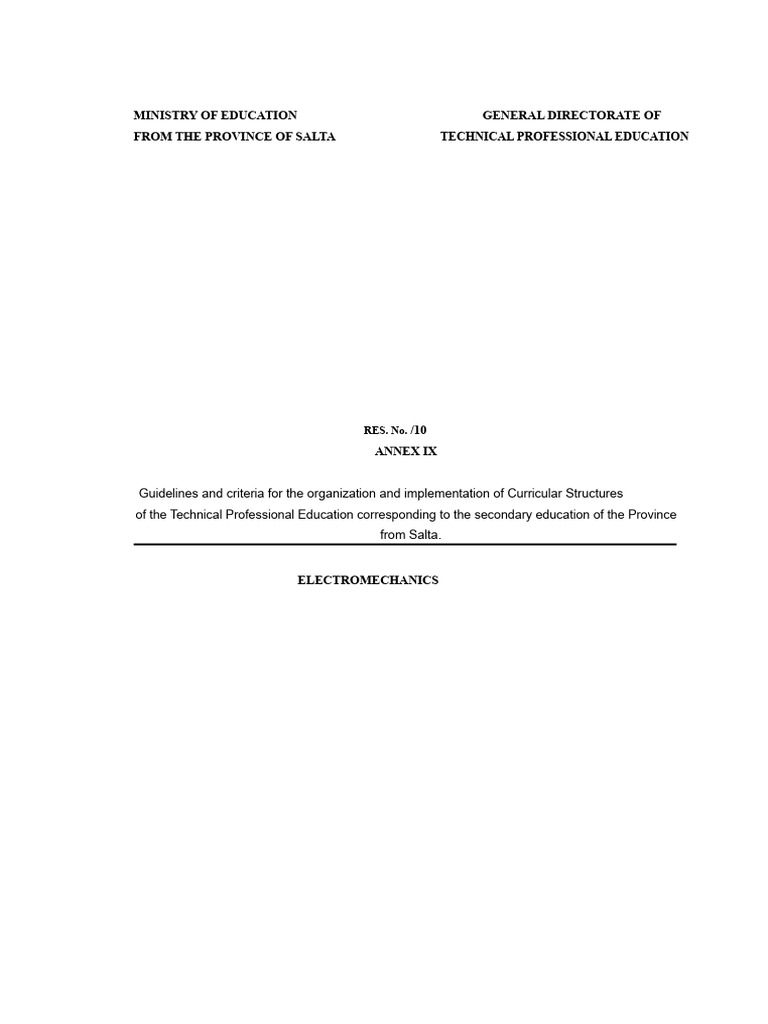 Annex IX - Electromechanics - Date December 18 | PDF | Exponentiation ...