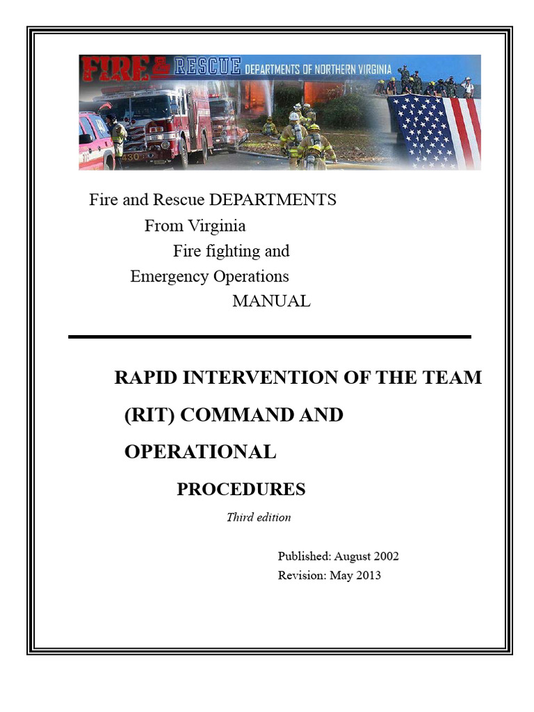 RIT en PT | PDF | Firefighter | Emergency