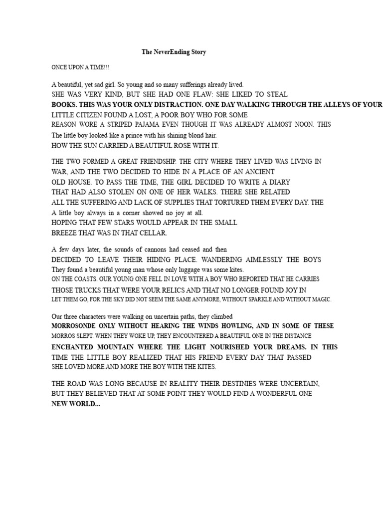 The NeverEnding Story | PDF